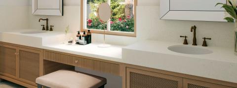 Caesarstone 1001 Riverlet | Naturstein Risse