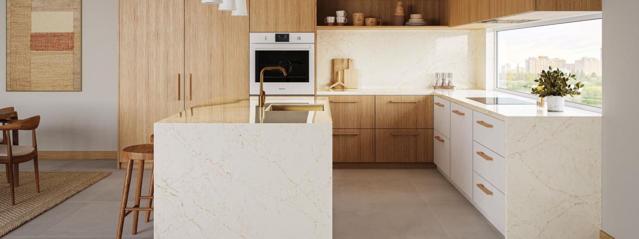 Caesarstone 5144 Rossa Nova | Naturstein Risse