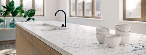 Caesarstone 5143 White Attica | Naturstein Risse