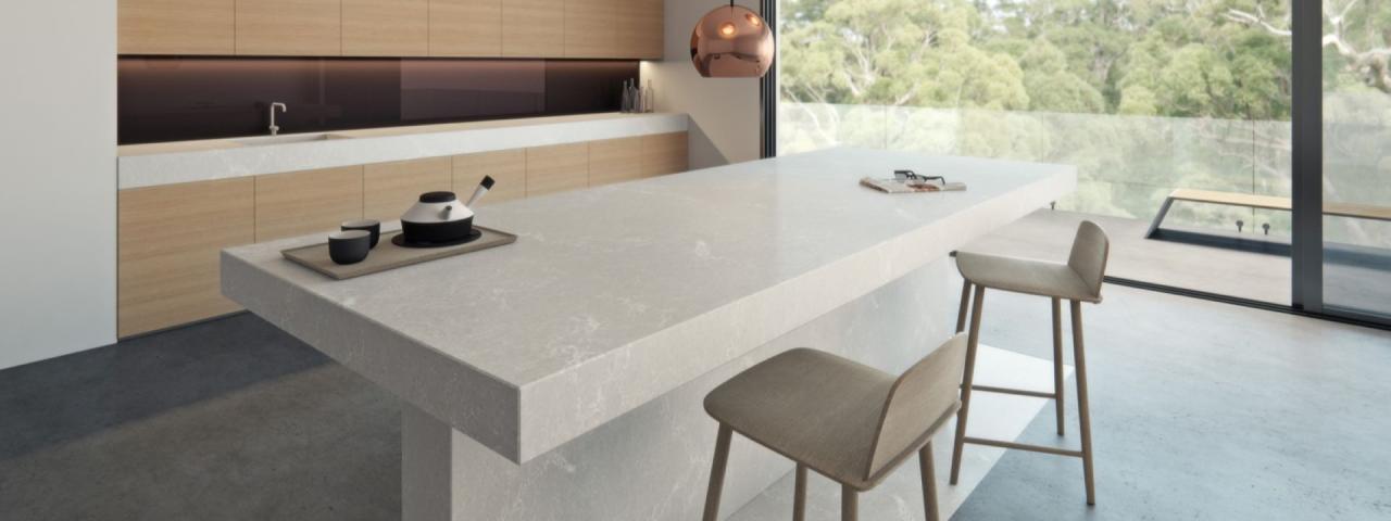 Caesarstone 5110 Alpine White | Naturstein Risse