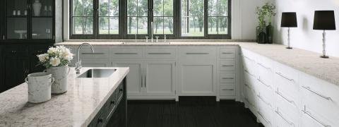 Caesarstone 6046 Moorland Fog | Naturstein Risse