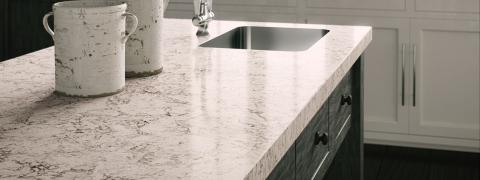 Caesarstone 6046 Moorland Fog | Naturstein Risse