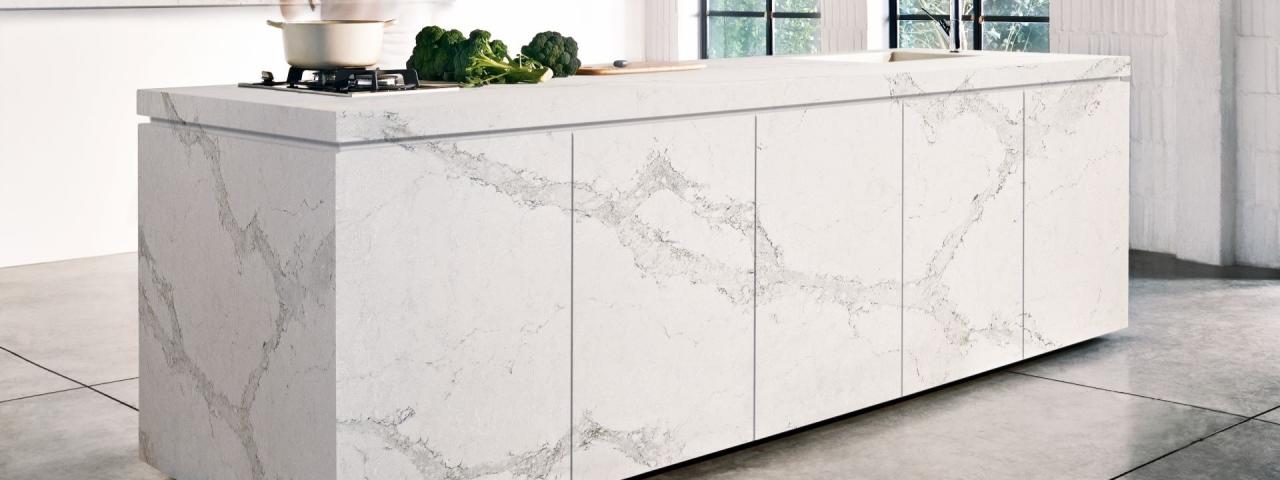 Caesarstone 5131 Calacatta Nuvo | Naturstein Risse