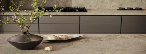 Caesarstone Porcelain 542 Mosstone | Naturstein Risse